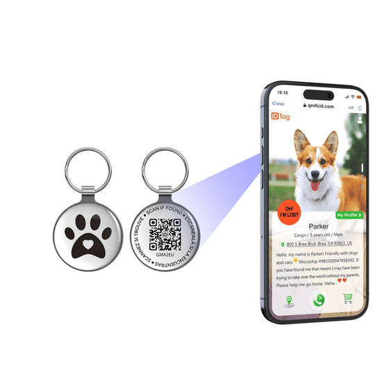 Pawzee Smart Pet Tag | Smart QR Pet Tags for Dogs and Cats